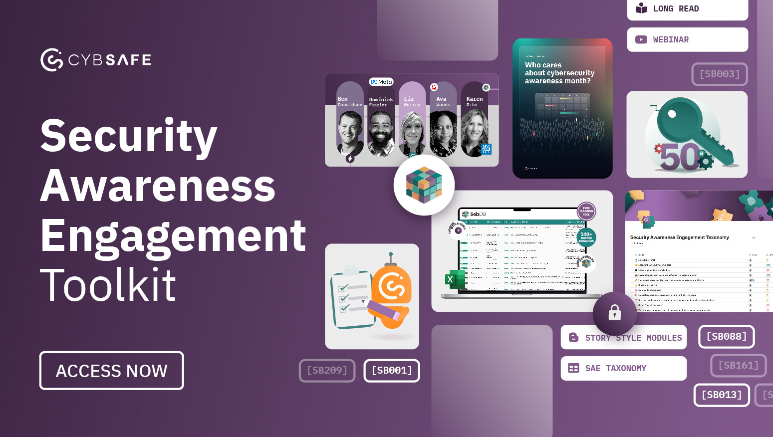Security Awareness Engagement Toolkit | Free tools | CybSafe